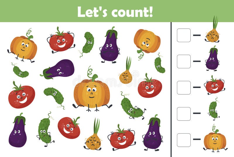 Counting Game for Kids, Allows You To Master Math Counting. Printable ...