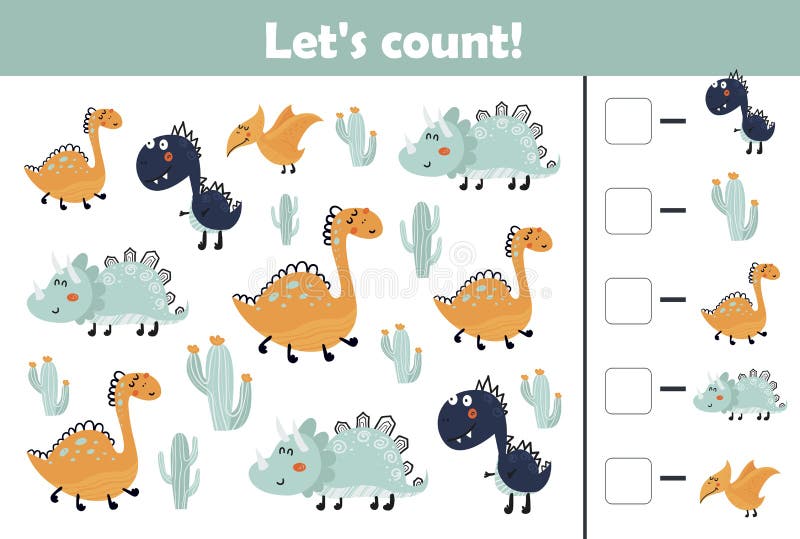 Counting Game for Kids, Allows You To Master Math Counting. Printable ...