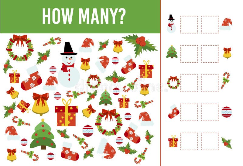 Counting Game for Preschool Children. Educational Mathematical Game ...