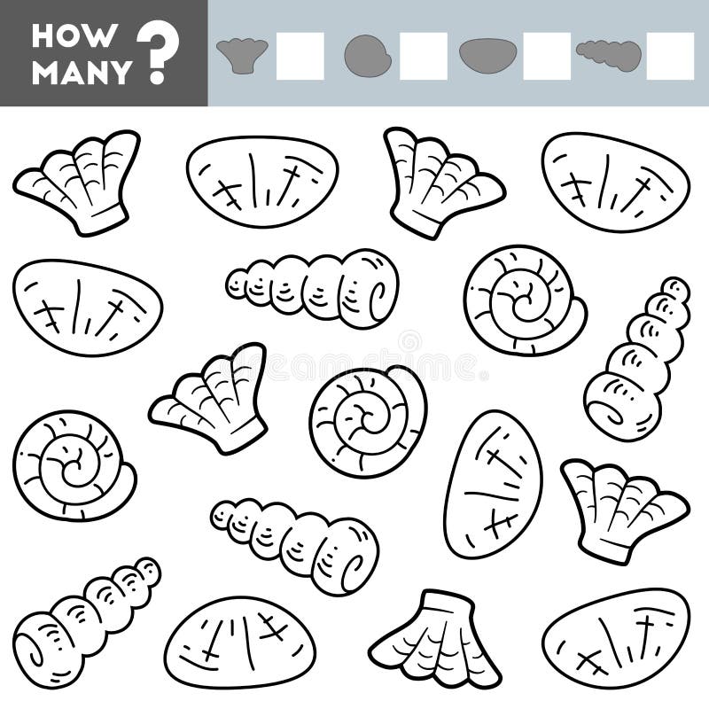 Counting Game for Children. Educational a Mathematical Game. Count How ...