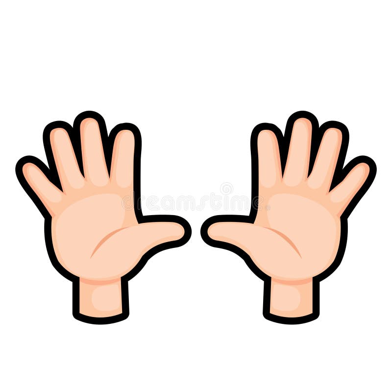 Counting Hand.finger Number Ten Stock Vector - Illustration of literacy ...