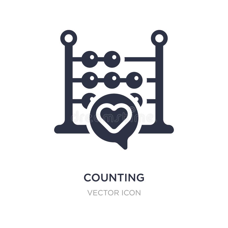 Counting Icon Vector Isolated On White Background Counting Sign Line