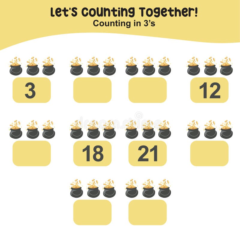 Counting by Three S the Golden Coins in a Barrel the Practising Math in ...