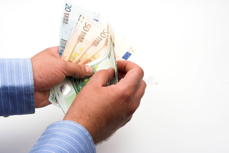 Counting money stock image. Image of bank, europe, euro - 11382841