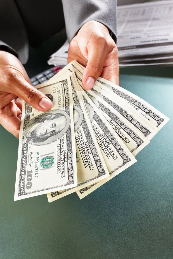 Counting money stock photo. Image of working, finance - 7841148