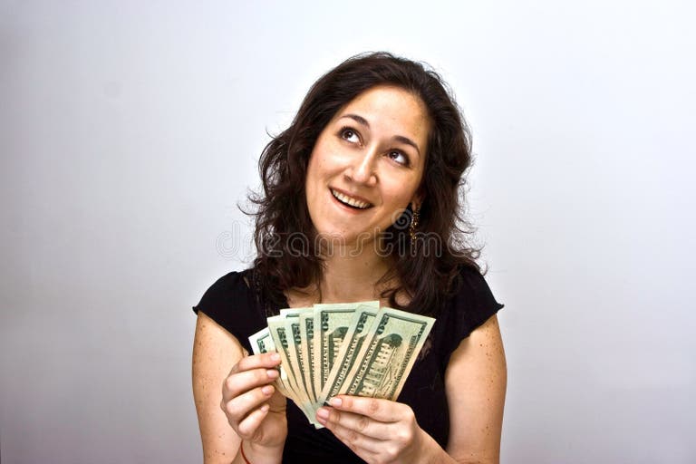 Counting money stock image. Image of feminine, dollar - 2785331