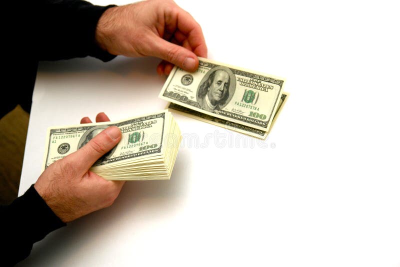 Counting money stock image. Image of fresh, hands, rich - 3961911