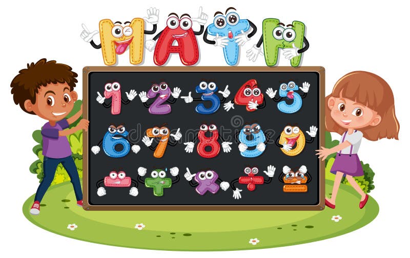 Counting Numbers from Zero To Nine for Kids Stock Vector - Illustration ...