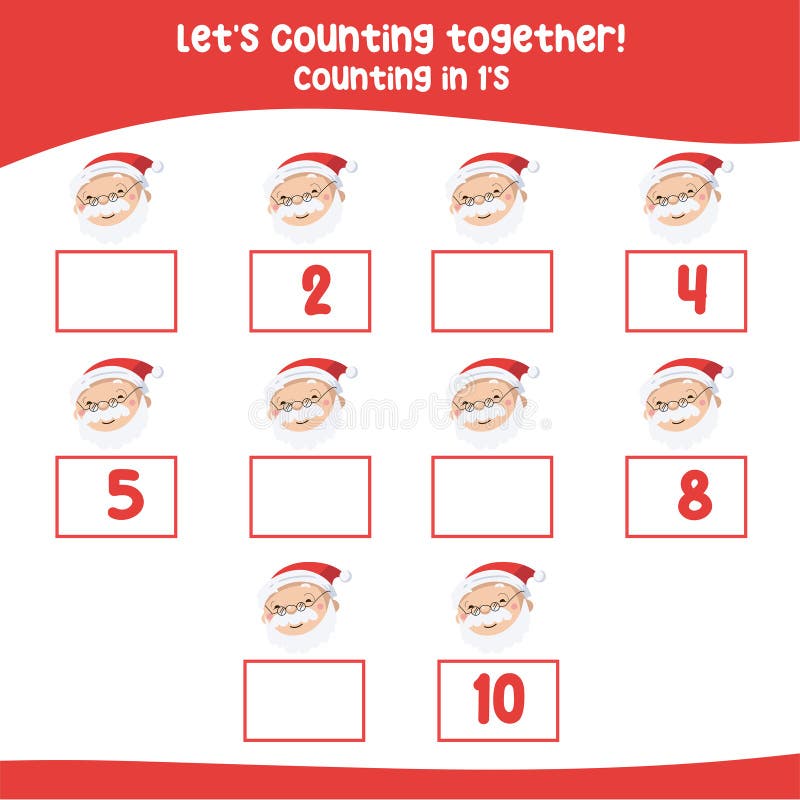 Counting by One S the Santa Claus. Practising Math in Multiple of 1s ... Counting by One S the Santa Claus. Practising Math in Multiple of 1s ...