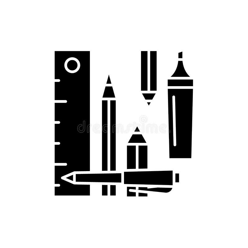 Maths Black Icon, Vector Sign on Isolated Background. Maths Concept ...