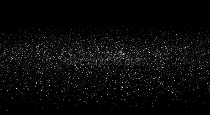 Countless Small, White Particles are Scattered Across a Black ...