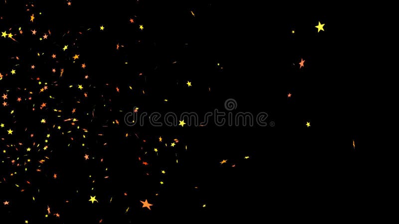 Countless Stardust Dancing Wildly in Space. a Large Number of Fine Star ...