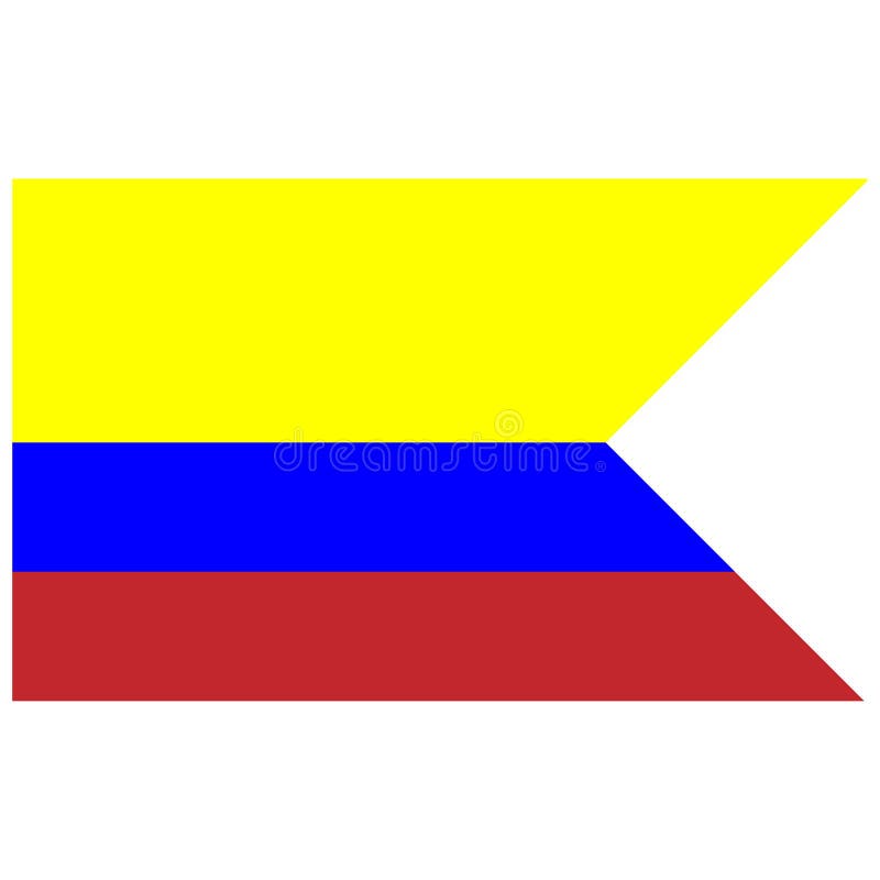 Columbian Flag - South America Stock Illustration - Illustration of ...