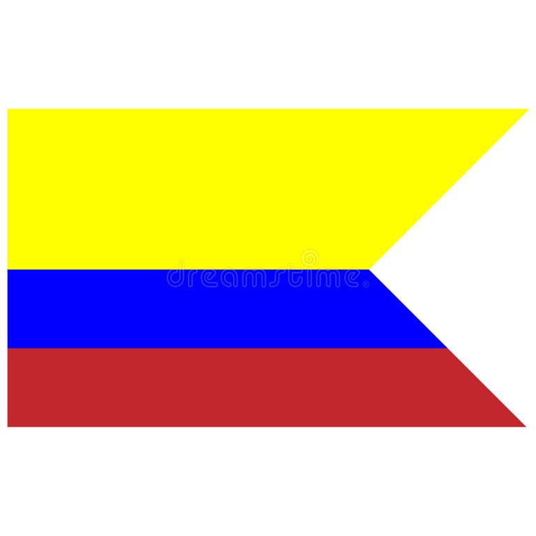 Columbian Flag - South America Stock Illustration - Illustration of ...