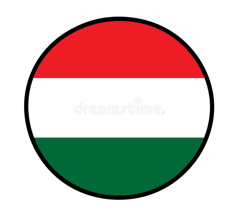 Hungary Flag - European Country Flag Vector Art Stock Illustration ...