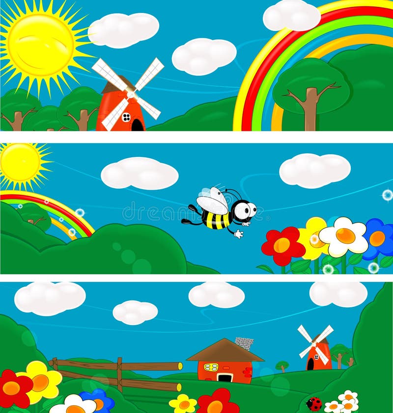 Country banners stock vector. Illustration of layout - 58504434