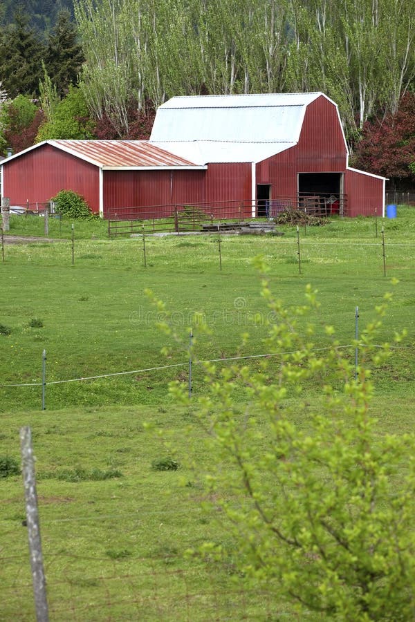 Country barn. stock photo. Image of grassland, washington - 24547468