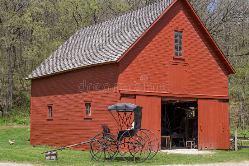 Country Barn Workshop and Buggy Stock Photo - Image of workshop ...