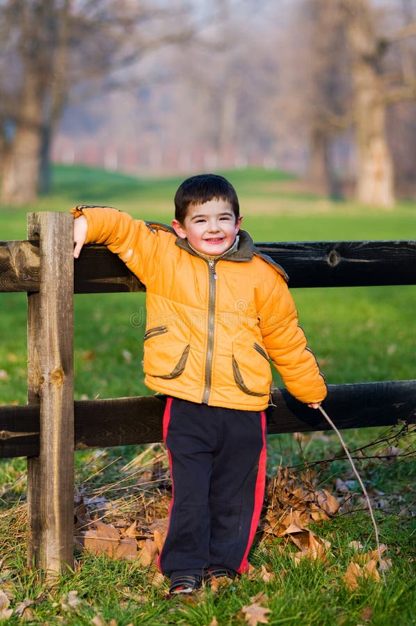Country Boy stock image. Image of happy, white, green - 12519935