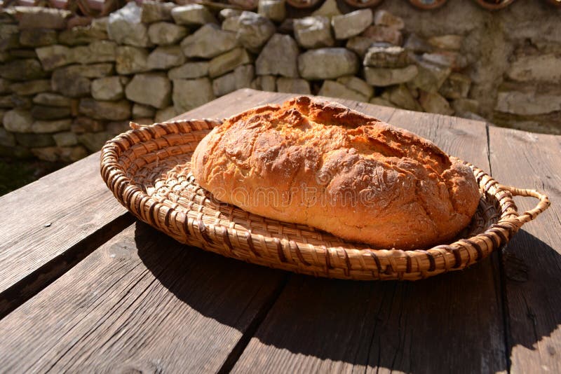 Country bread stock photo. Image of wood, fresh, crust - 50832768