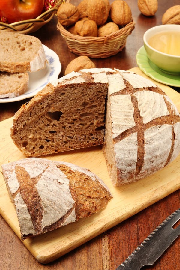 Country bread stock image. Image of loaf, dinner, crust - 36516503
