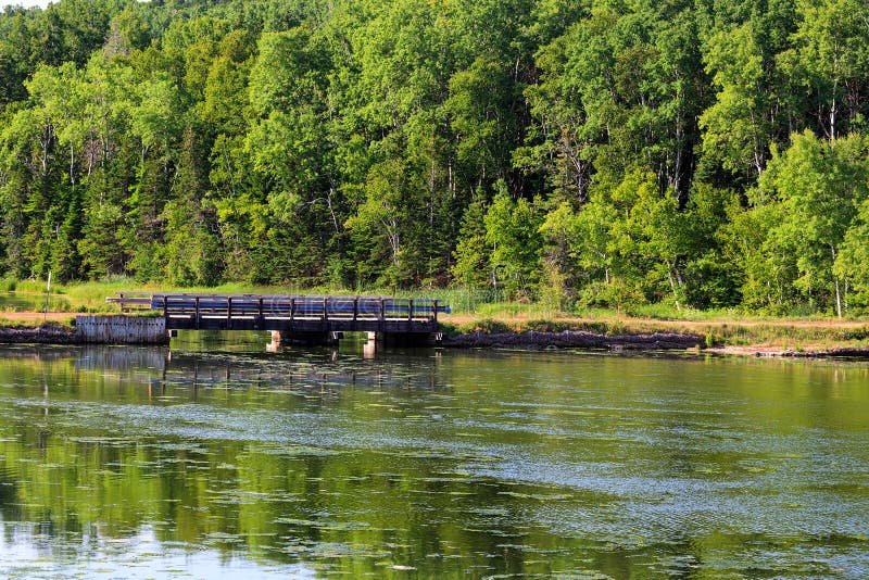 Rural Country Bridge stock image. Image of peaceful - 186345313