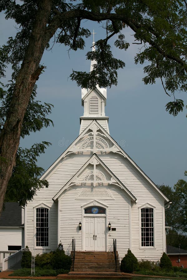 Country Church Summertime stock photo. Image of christian - 2560636