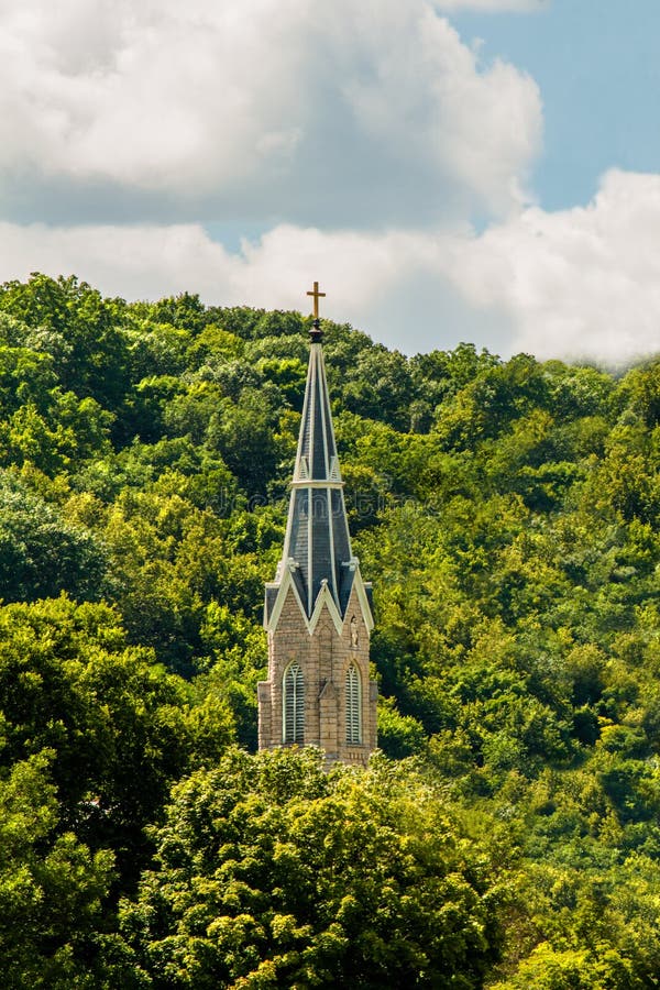 Country Church Steeple stock photo. Image of nature, christian - 57149638