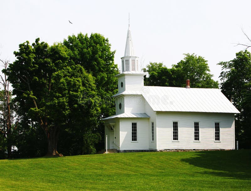 Country Church Summertime stock photo. Image of christian - 2560636