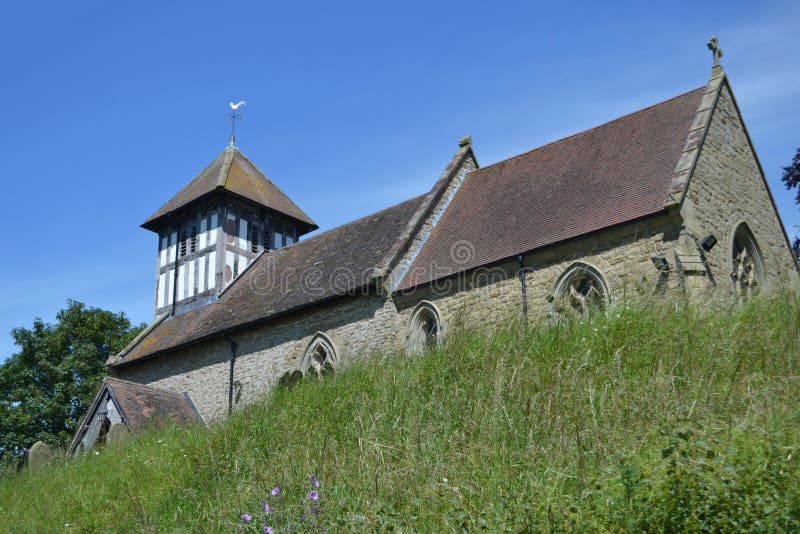Country church stock image. Image of countryside, summer - 41590139