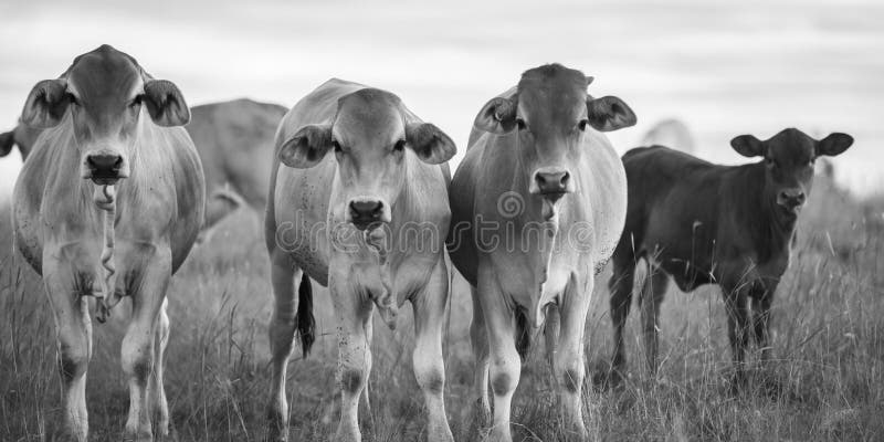 Country Cows stock photo. Image of farmland, rural, green - 94833754