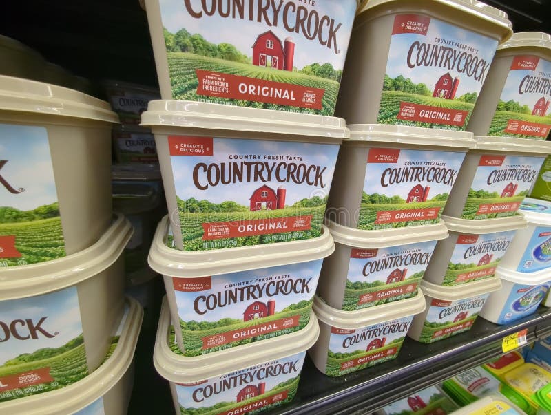 Country Crock Spread Butter Alternative Artificial Margarine Editorial ...