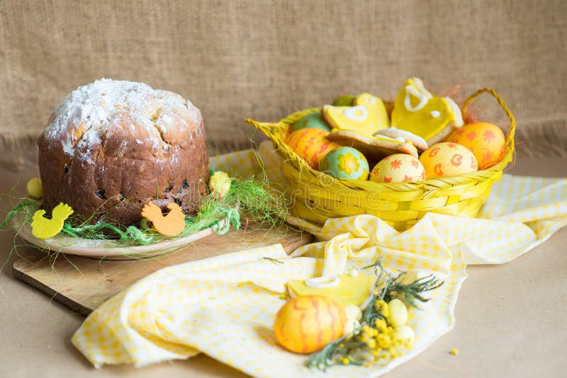 Country easter stock image. Image of beautiful, basket - 89503007