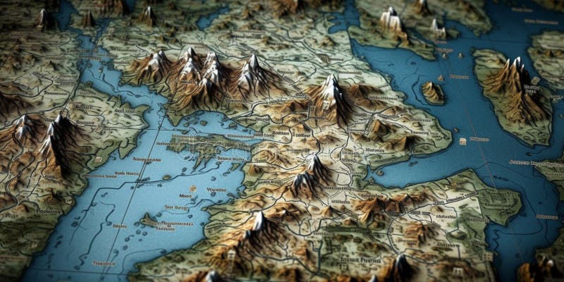 Country or Empire Civilization Map Stock Illustration - Illustration of ...