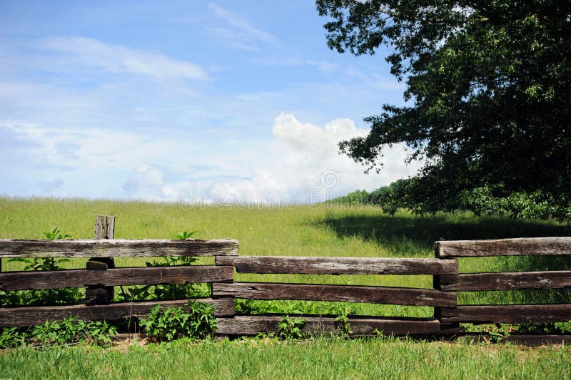 Country Fence stock photo. Image of white, weeds, rural - 19215998