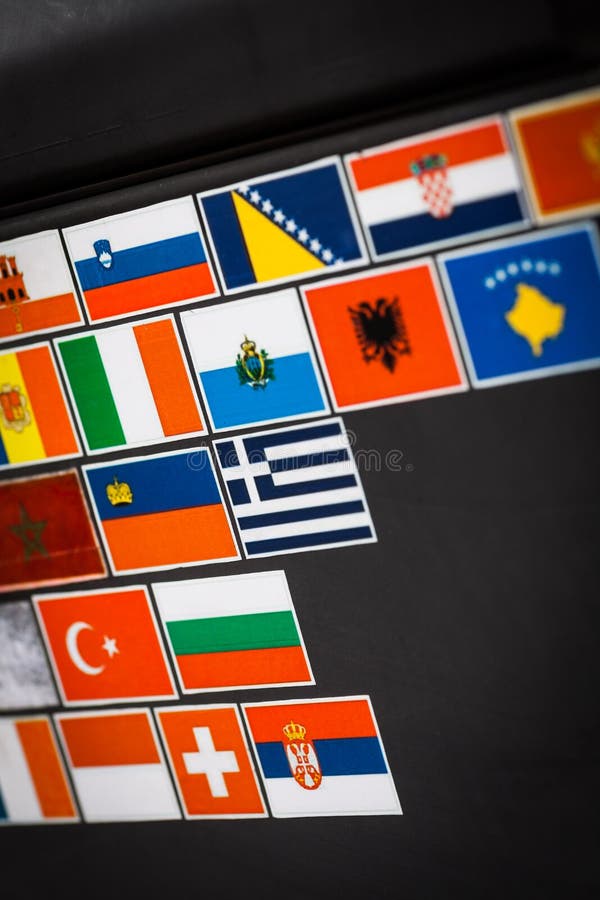 Country flag stickers stock image. Image of symbol, europe - 67401789