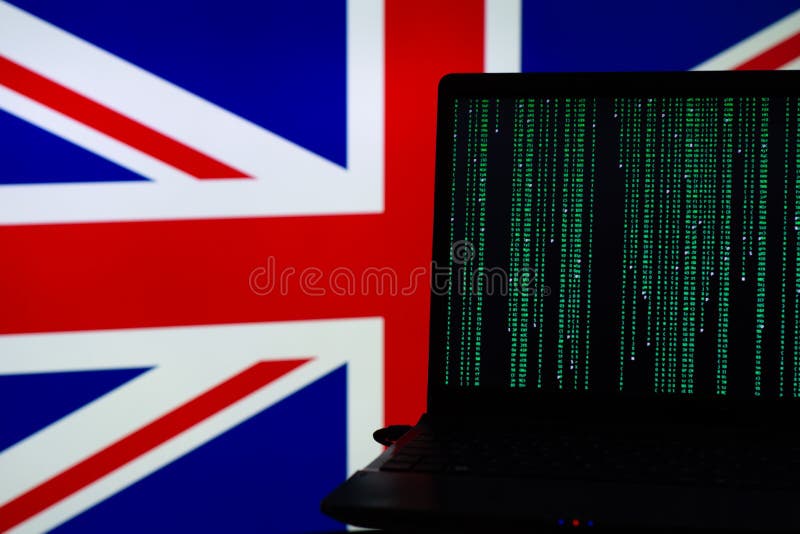 Country Flags and Cyber Attack Consept Stock Image - Image of bank ...