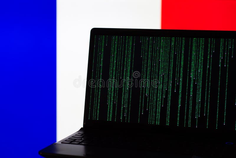 Country Flags and Cyber Attack Consept Stock Image - Image of flags ...