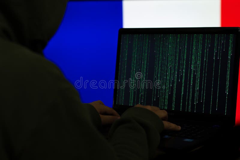 Country Flags and Cyber Attack Consept Stock Image - Image of human ...
