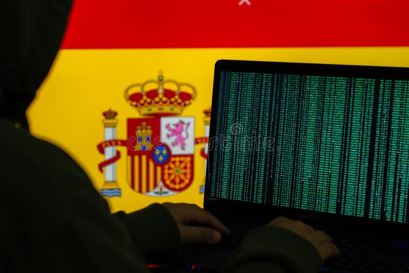 Country Flags and Cyber Attack Concept Stock Image - Image of east ...