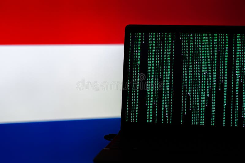 Country Flags and Cyber Attack Consept Stock Photo - Image of security ...