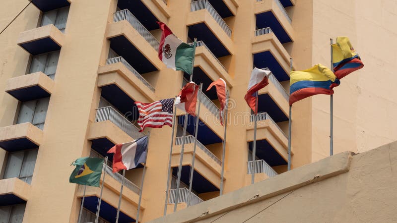 Country Flags Outdoor. Country Flags Outside. Country Flags on Flagpole ...