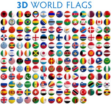 Country Flags of the World stock illustration. Illustration of lapel ...