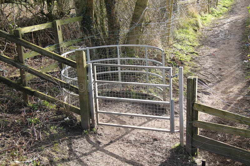 Country Gate. stock photo. Image of countryside, fence - 40927272