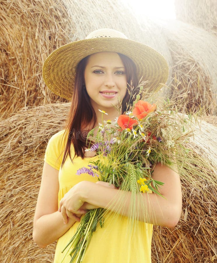 Country girl stock image. Image of fashion, beauty, friendly - 25602519