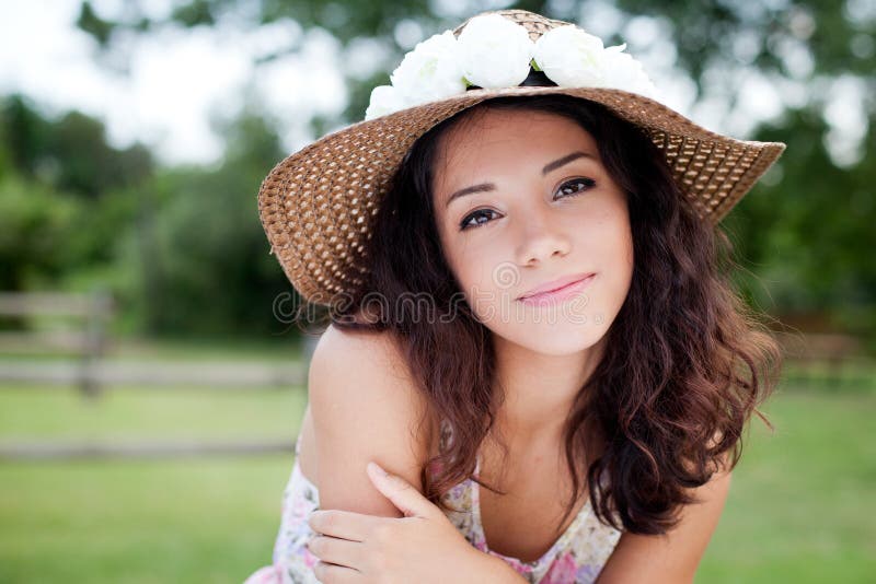 Country Girl stock photo. Image of person, hair, beautiful - 36276324