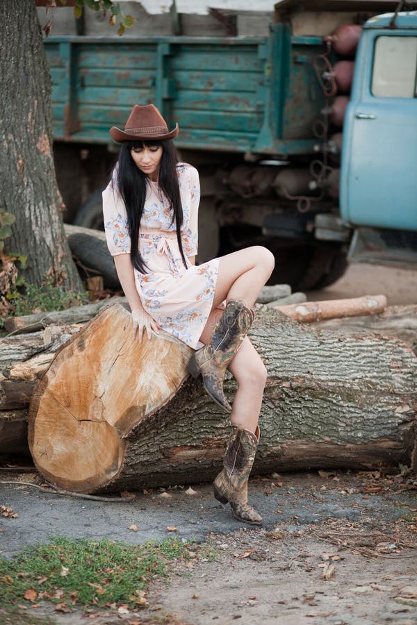 Country girl stock photo. Image of young, pretty, girl - 90148568