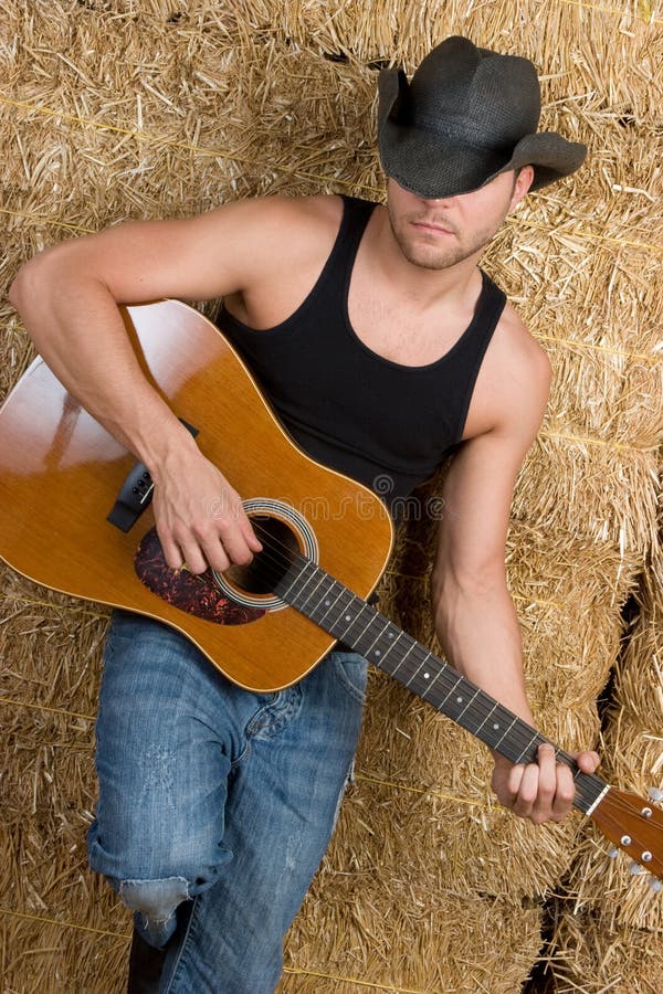 Country Guitar boy stock image. Image of artist, wearing - 11443593
