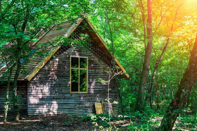 Country House. Background with Copy Space for Text Stock Image - Image ...