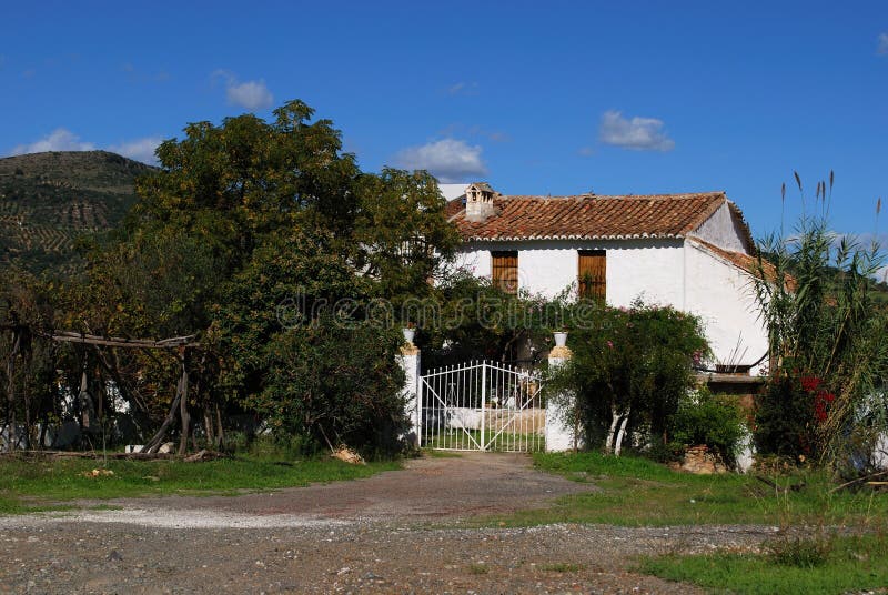 Country House, Guaro, Spain. Stock Photo - Image of house, spain: 26680608